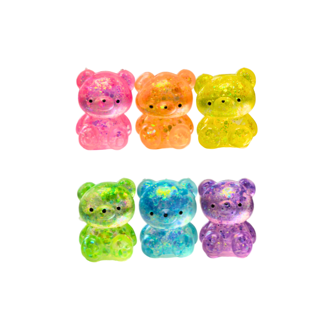 Squishies – Glitter Sugar Animal: Bear | Little Knick Knacks