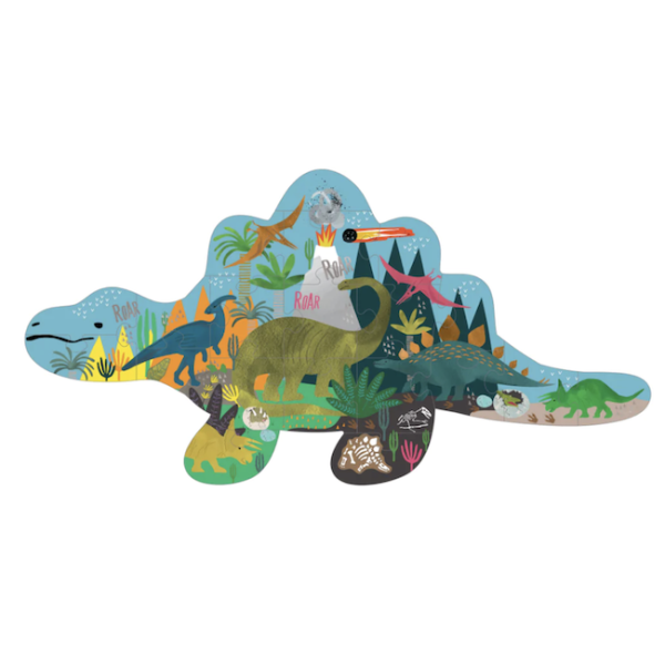 Floss & Rock – 20 Piece Jigsaw Puzzle: Dinosaur | Little Knick Knacks