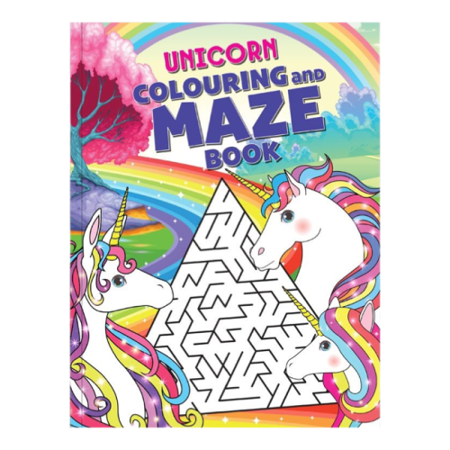 Activity Book – Unicorn Colouring and Maze Book | Little Knick Knacks