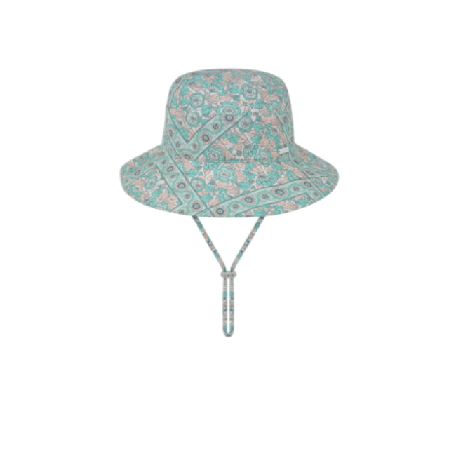 Millymook – Reversible Wide Brim Hat: Liliana Mint | Little Knick Knacks