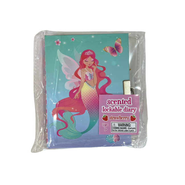 Pink Poppy – Scented Lockable Diary: Shimmering Mermaid | Little Knick ...