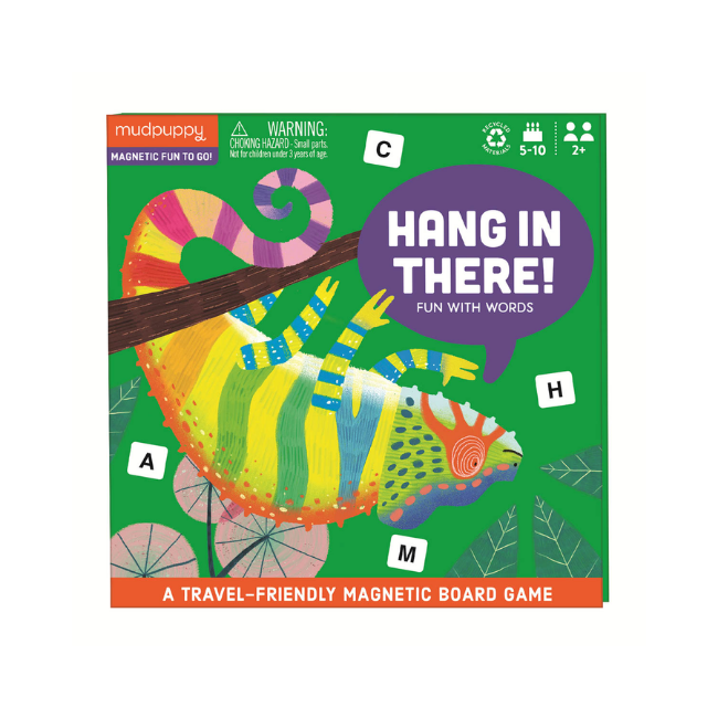 Mudpuppy – Magnetic Board Game: Hang in There! | Little Knick Knacks