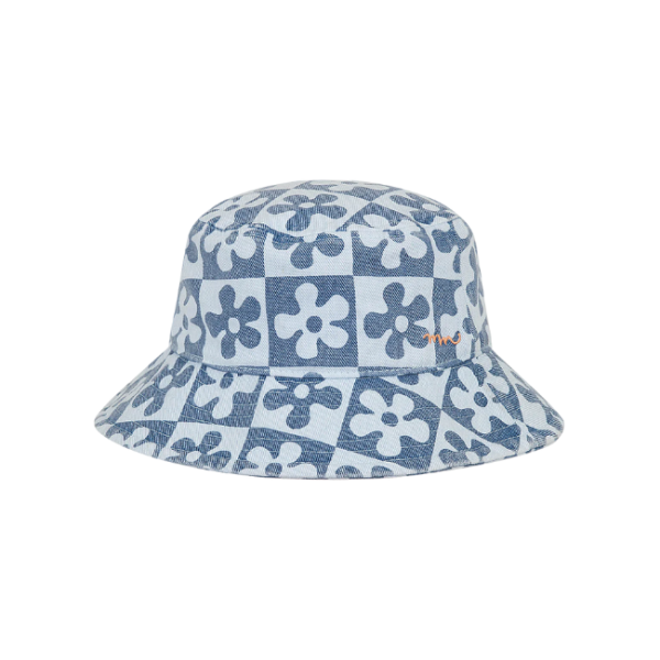 Millymook – Reversible Bucket Hat: Kiah Denim | Little Knick Knacks