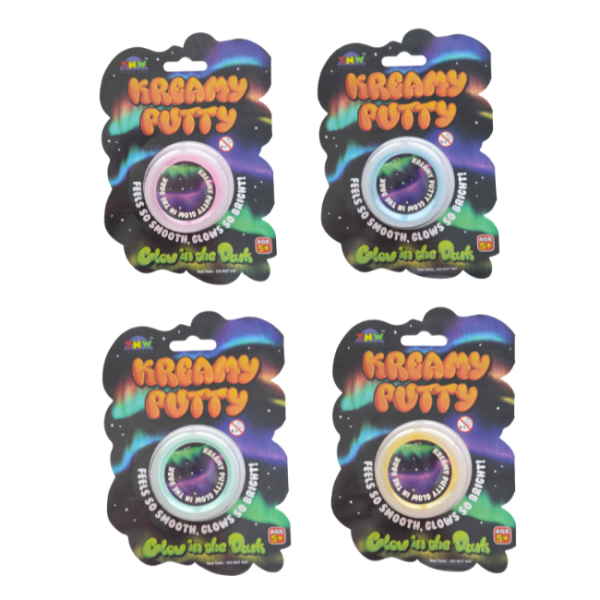Slimes + Putties – Kreamy Glow in the Dark Putty: 15g | Little Knick Knacks