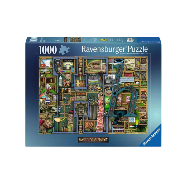 Ravensburger – 1000 Piece Puzzle: Awesome Alphabet H is For… | Little ...