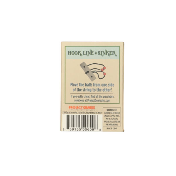 Project Genius – Matchbox Puzzle: Hook, Line + Sinker | Little Knick Knacks